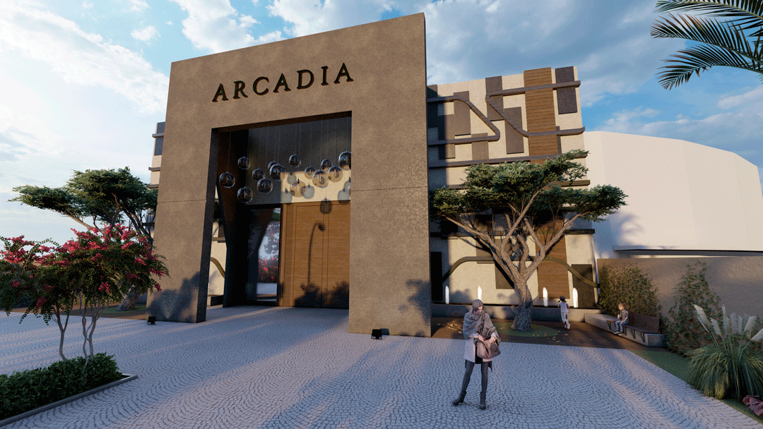 Entrada casa club – ARCADIA